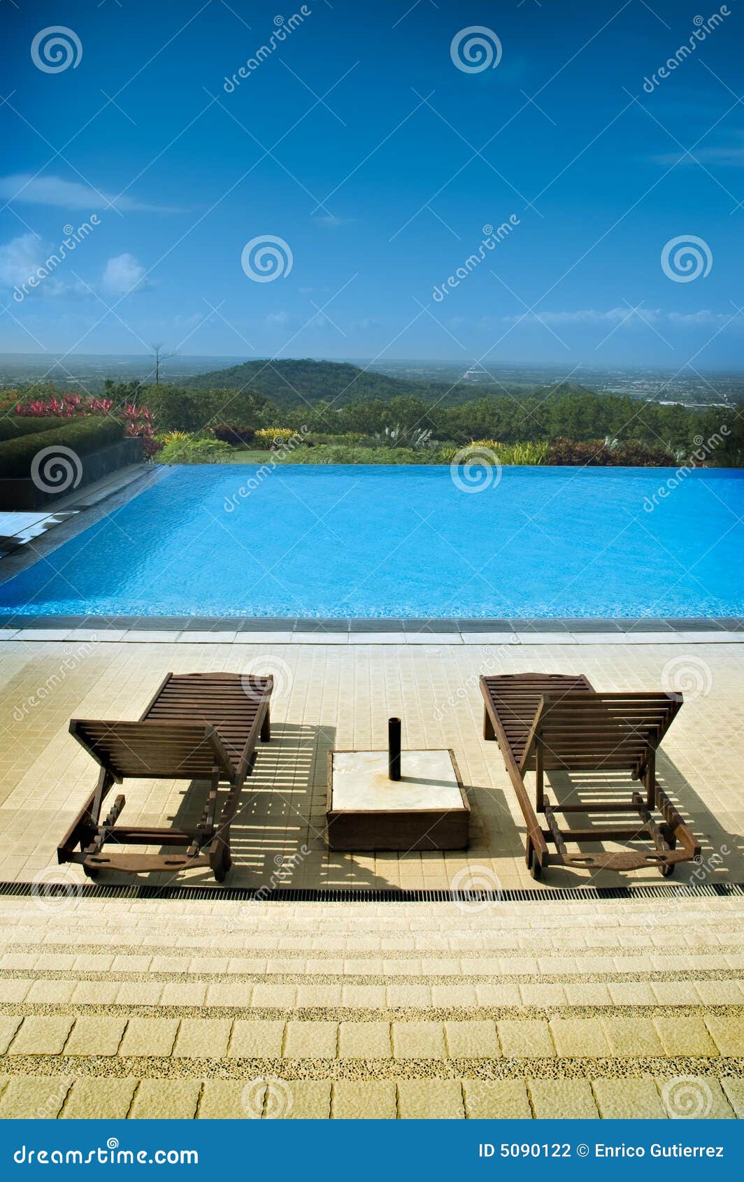 Pool side stock photo. Image of relaxation, beautiful - 5090122