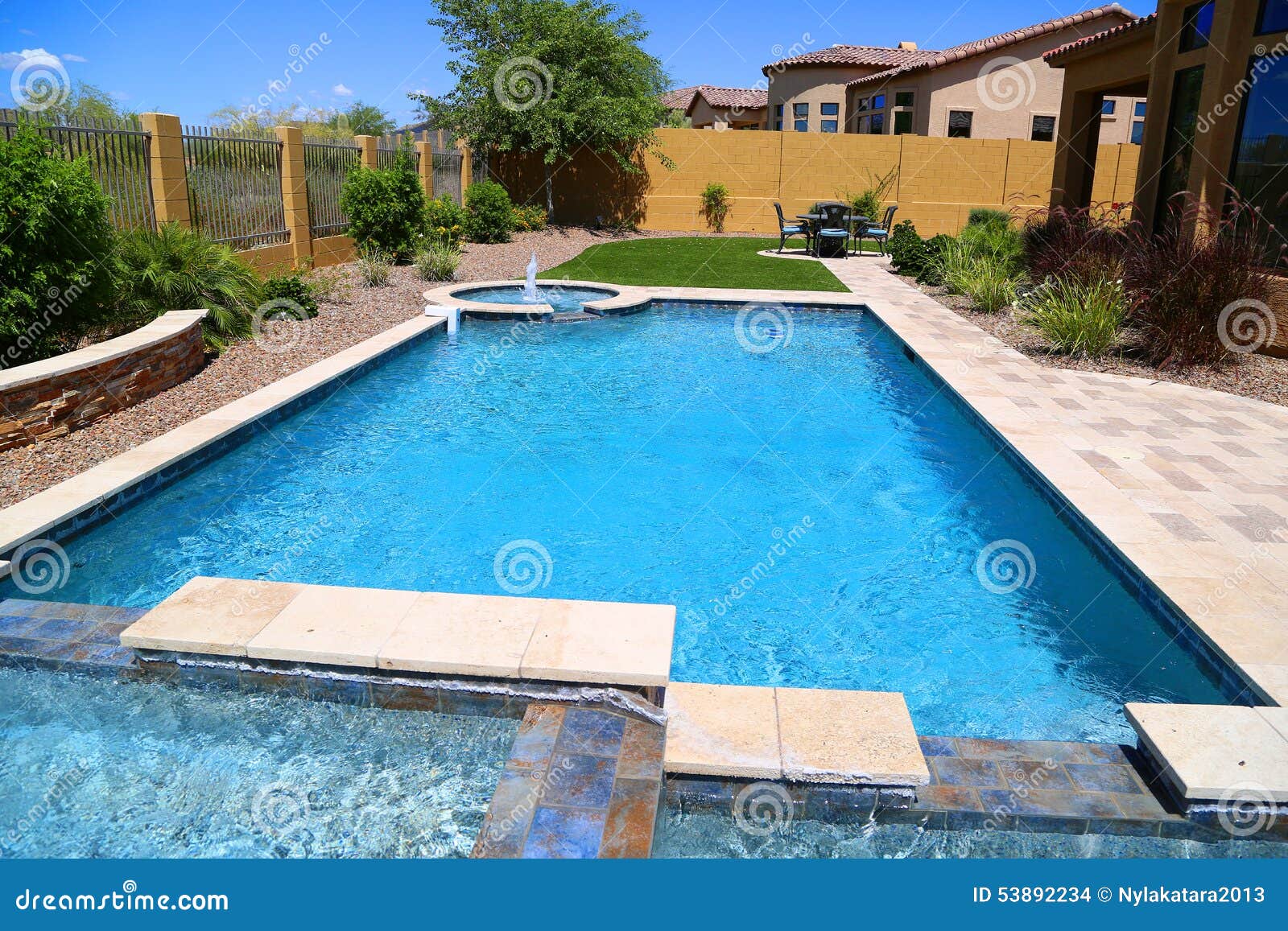 Pool side stock photo. Image of exercise, concrete, filled - 53892234