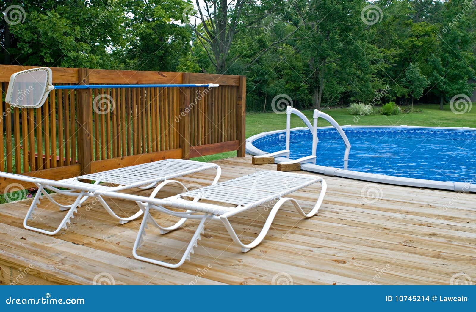 Pool Side Deck stock photo. Image of calmness, pool, outdoors - 10745214