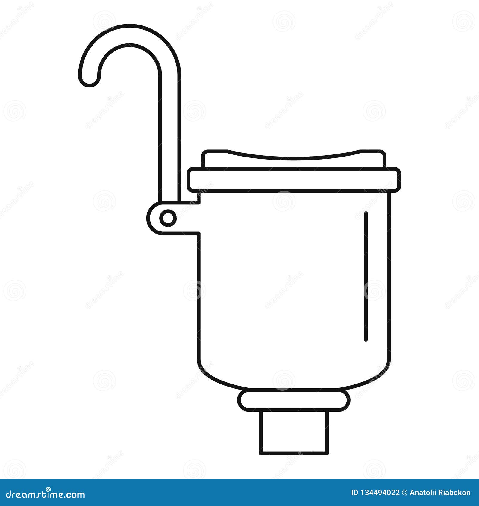 Skimmer Icon Vector Sign And Symbol Isolated On White Background ...