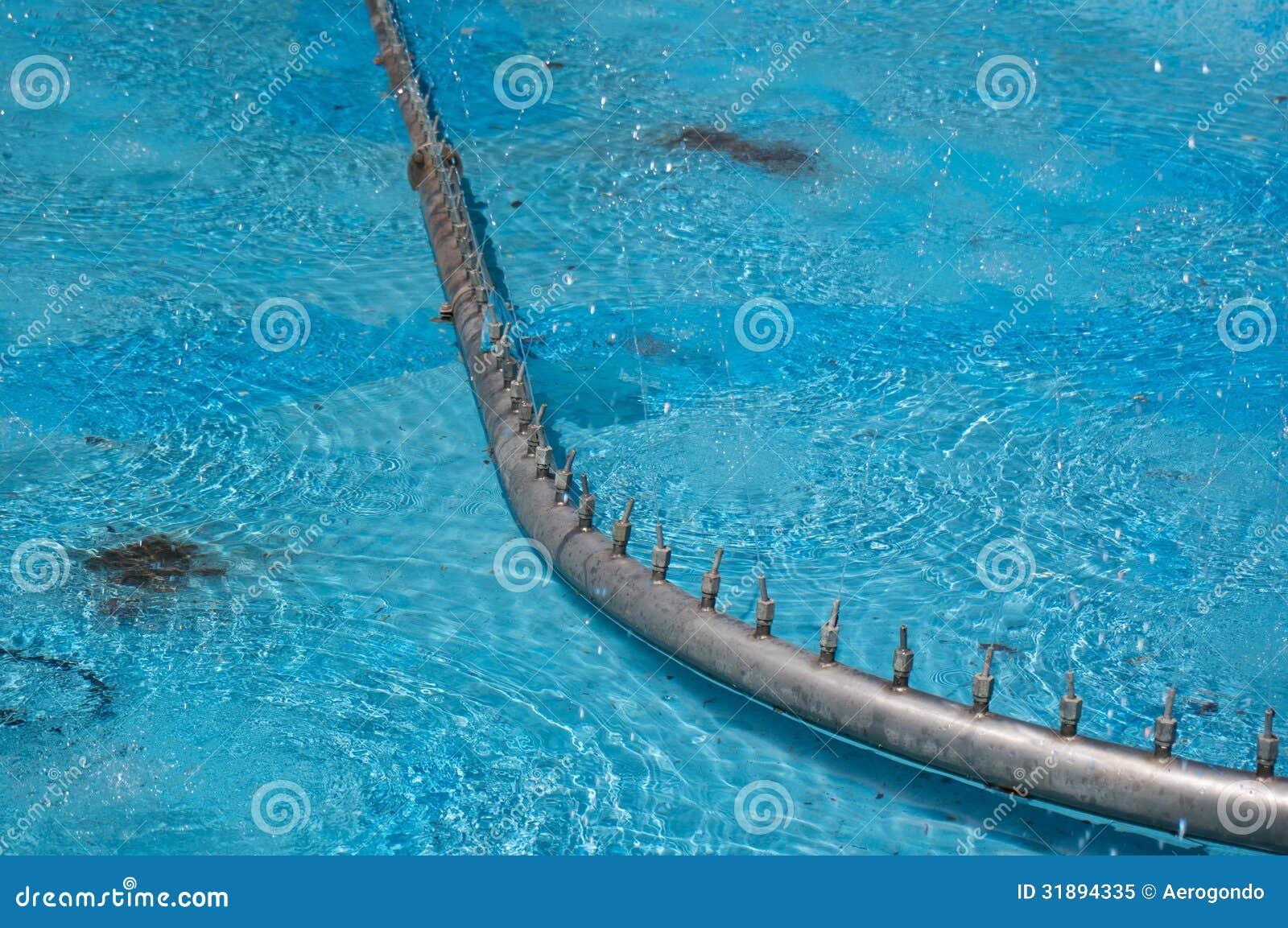Pool sprinkler stock image. Image of pool, rays, outside - 31894335