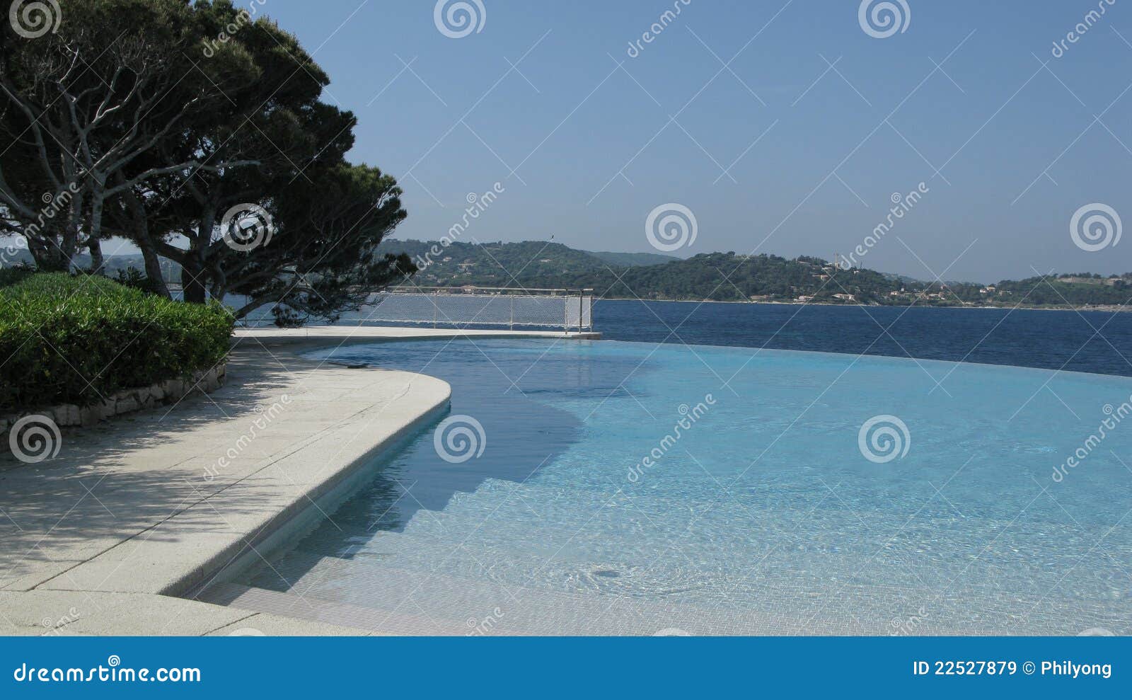 A Pool in St Tropez, French Riviera Stock Image - Image of villa ...