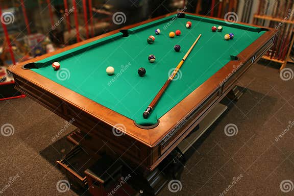 Pool table stock photo. Image of leisure, billiards, nightlife - 10026752