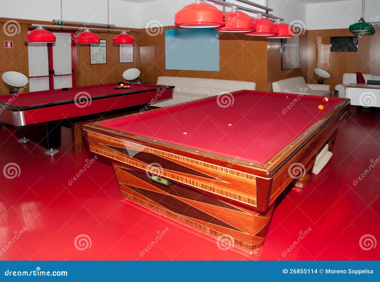 Pool Table stock photo. Image of game, hobby, games, room - 26855114