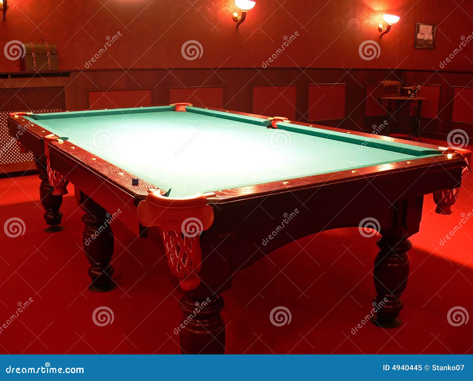 Pool Table stock image. Image of game, luxury, carpet - 4940445