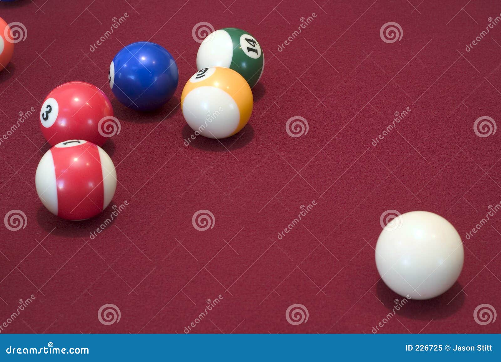 Pool Table Balls stock image. Image of balls, billiards - 226725