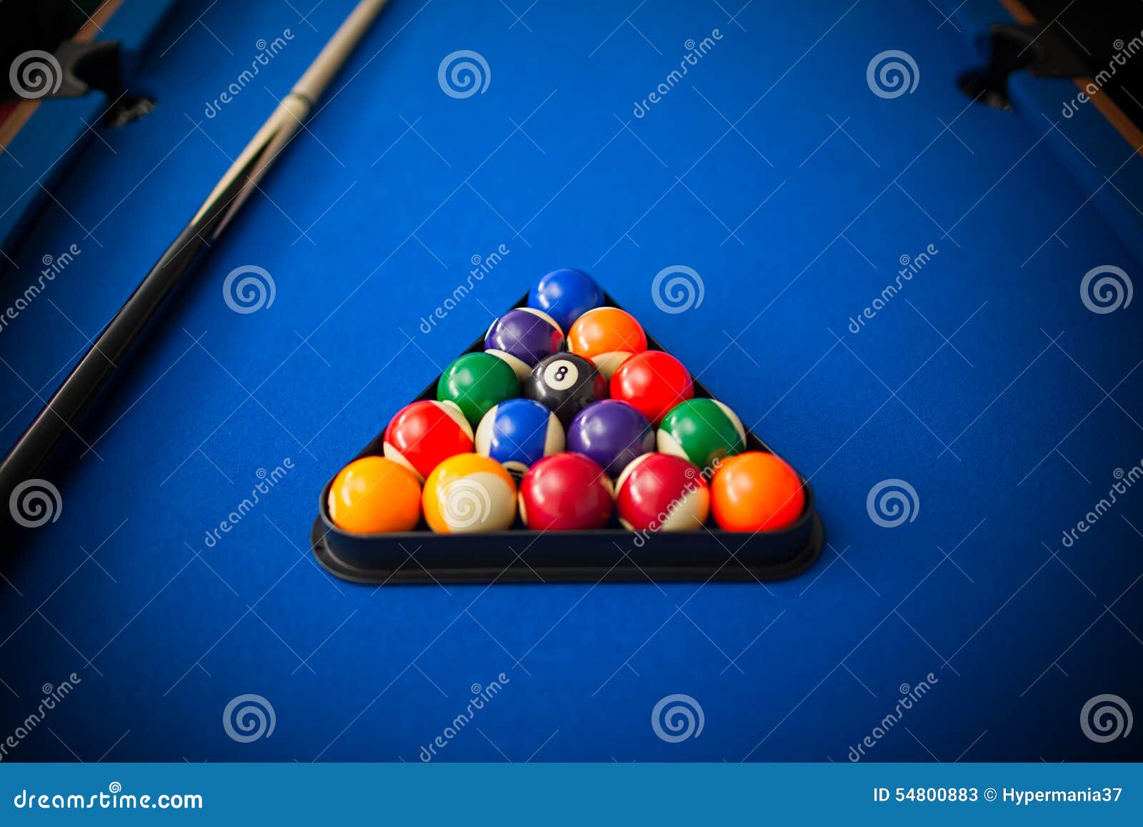 Pool table stock image. Image of blue, number, game, playing - 54800883