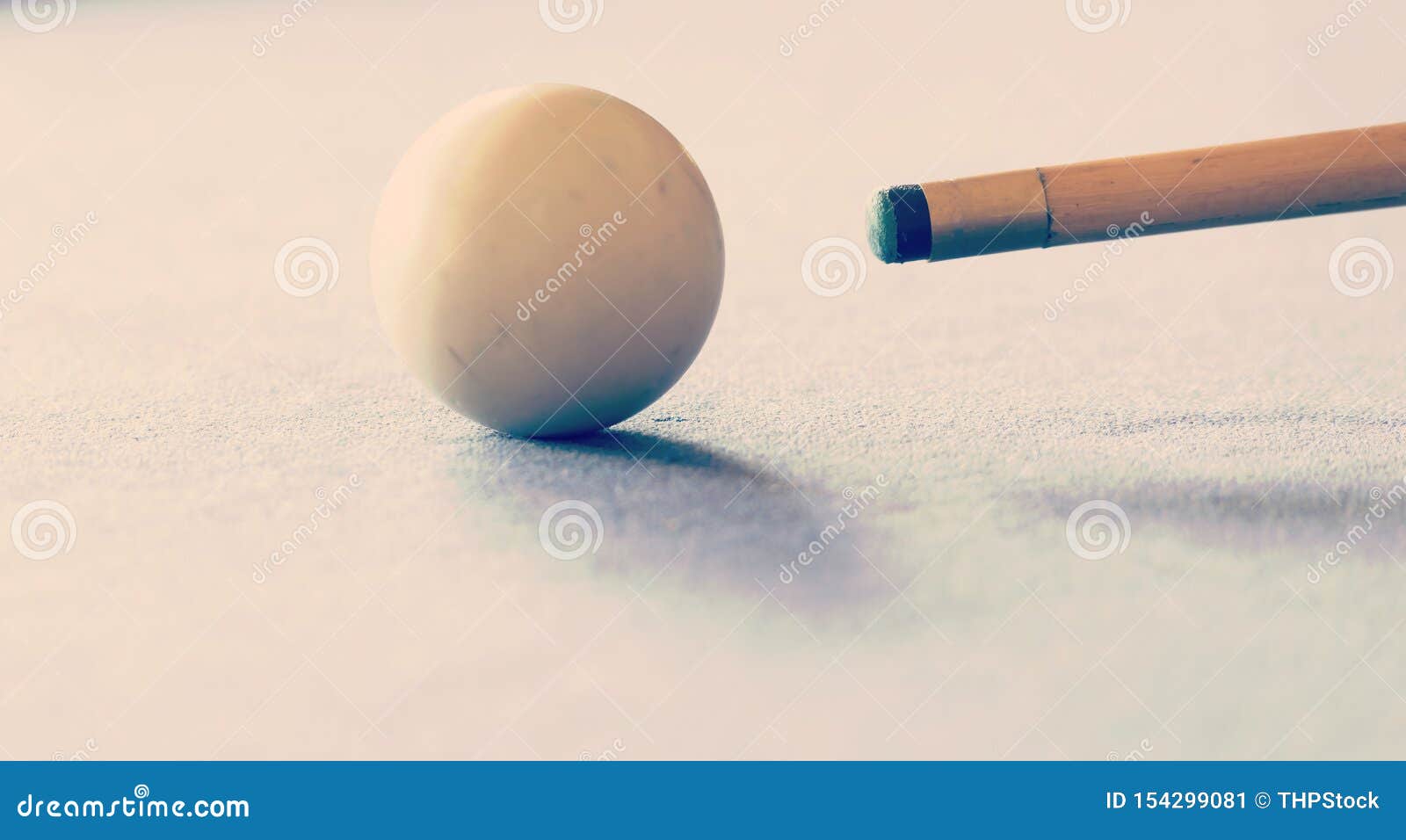 Pool Table White Ball Pool Cue Stock Image - Image of color ...