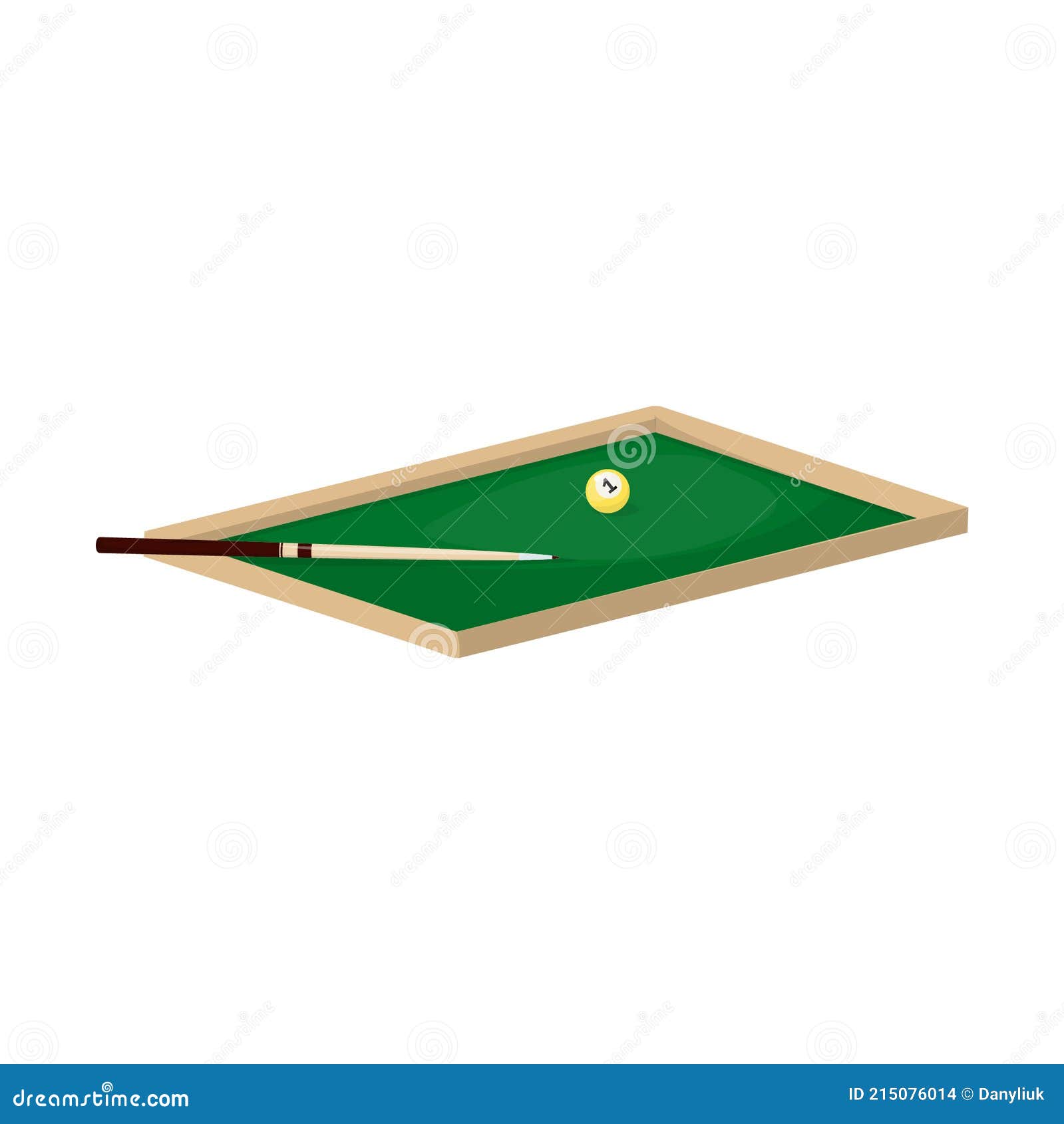 Pool Table. Detailed Vector. Stock Vector - Illustration of ...