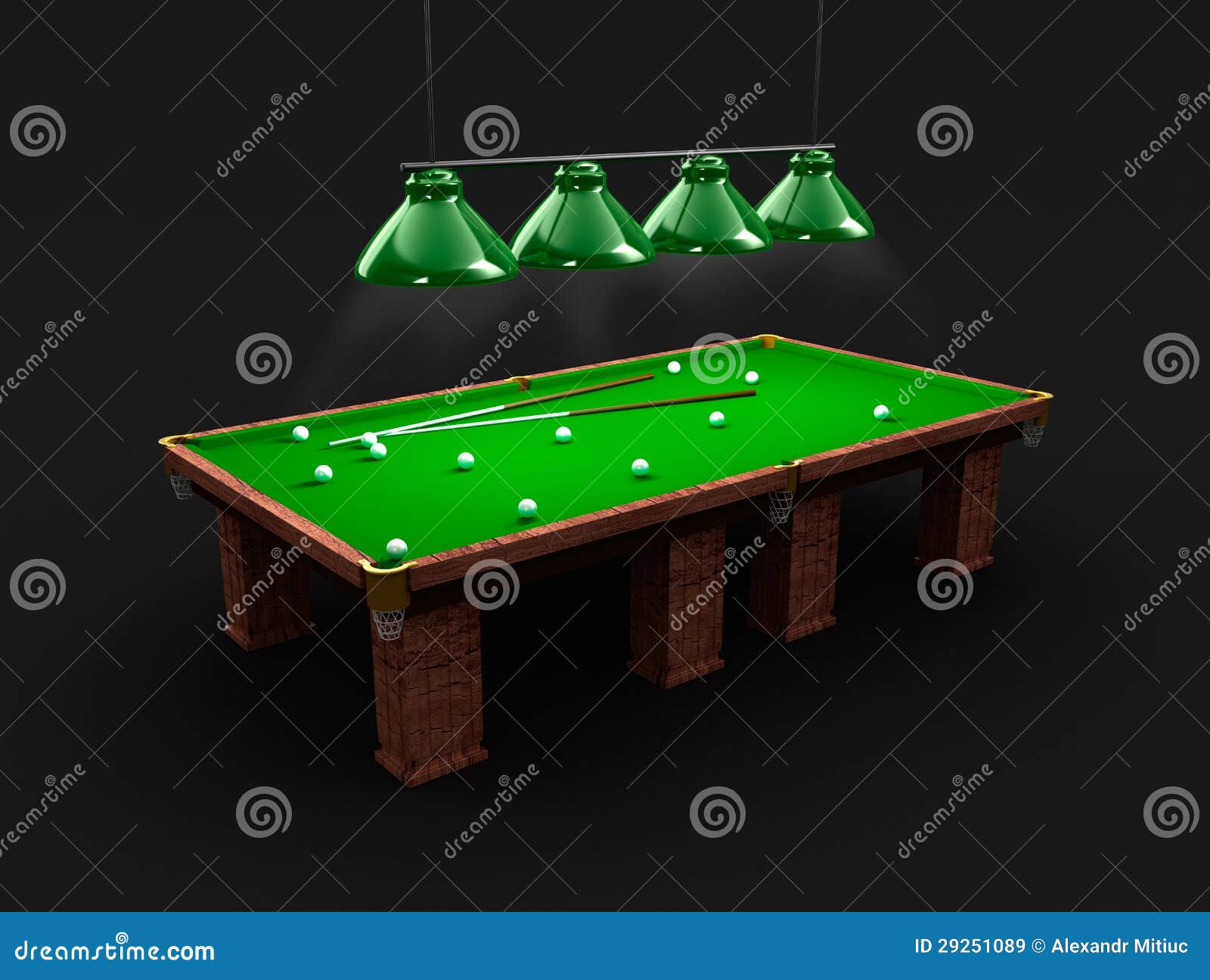 Pool Table Light Billiard Balls Cues Stock Illustrations – 17 Pool ...