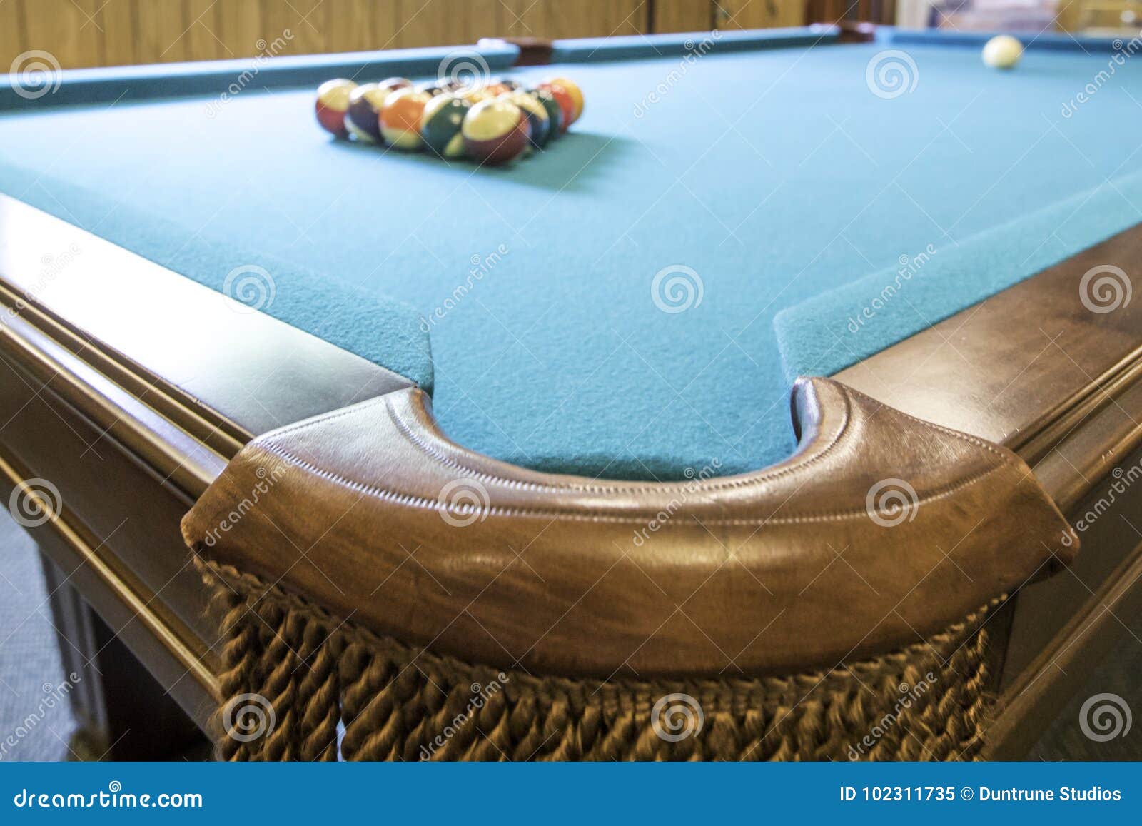 Pool Table stock image. Image of round, green, hall - 102311735