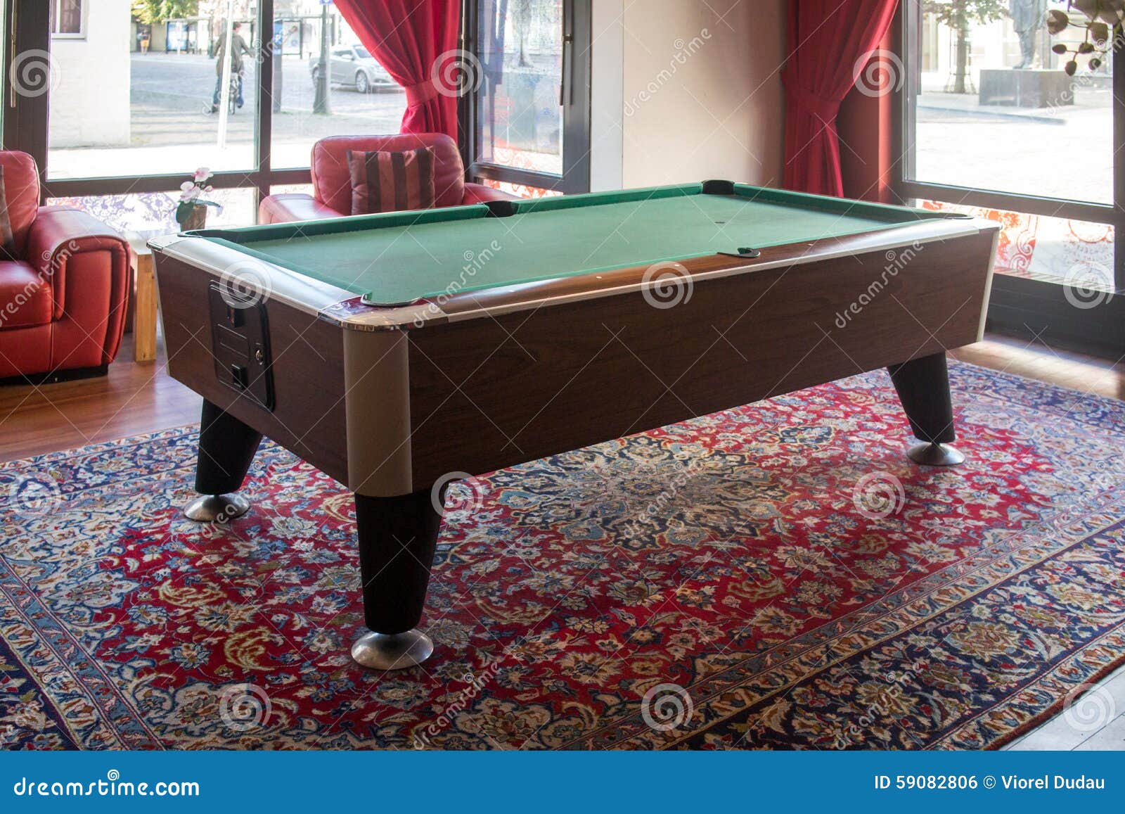 Pool table stock photo. Image of vintage, leisure, hobby - 59082806