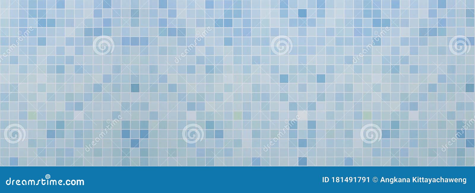 Top View Blue Ceramic Tile Mosaic in Swimming Pool. Stock Image - Image ...
