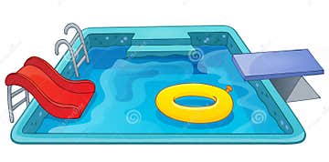 Pool theme image 1 stock vector. Illustration of board - 72984617