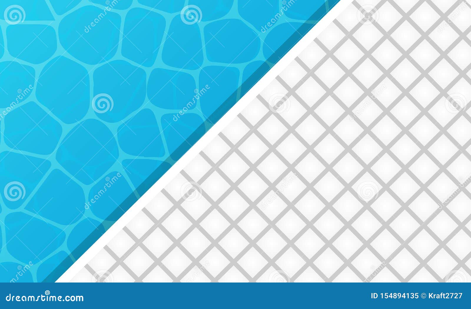 Pool Tile and Water Background Stock Vector - Illustration of aqua ...