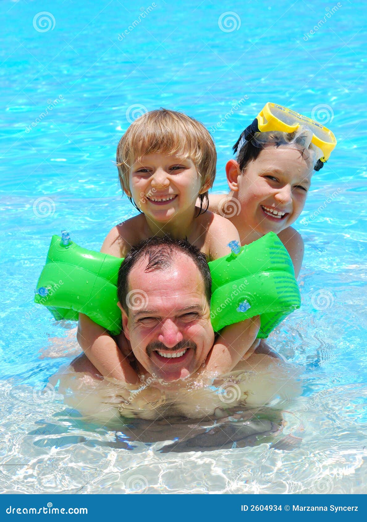 Pool time fun stock photo. Image of youthful, young, joyful - 2604934