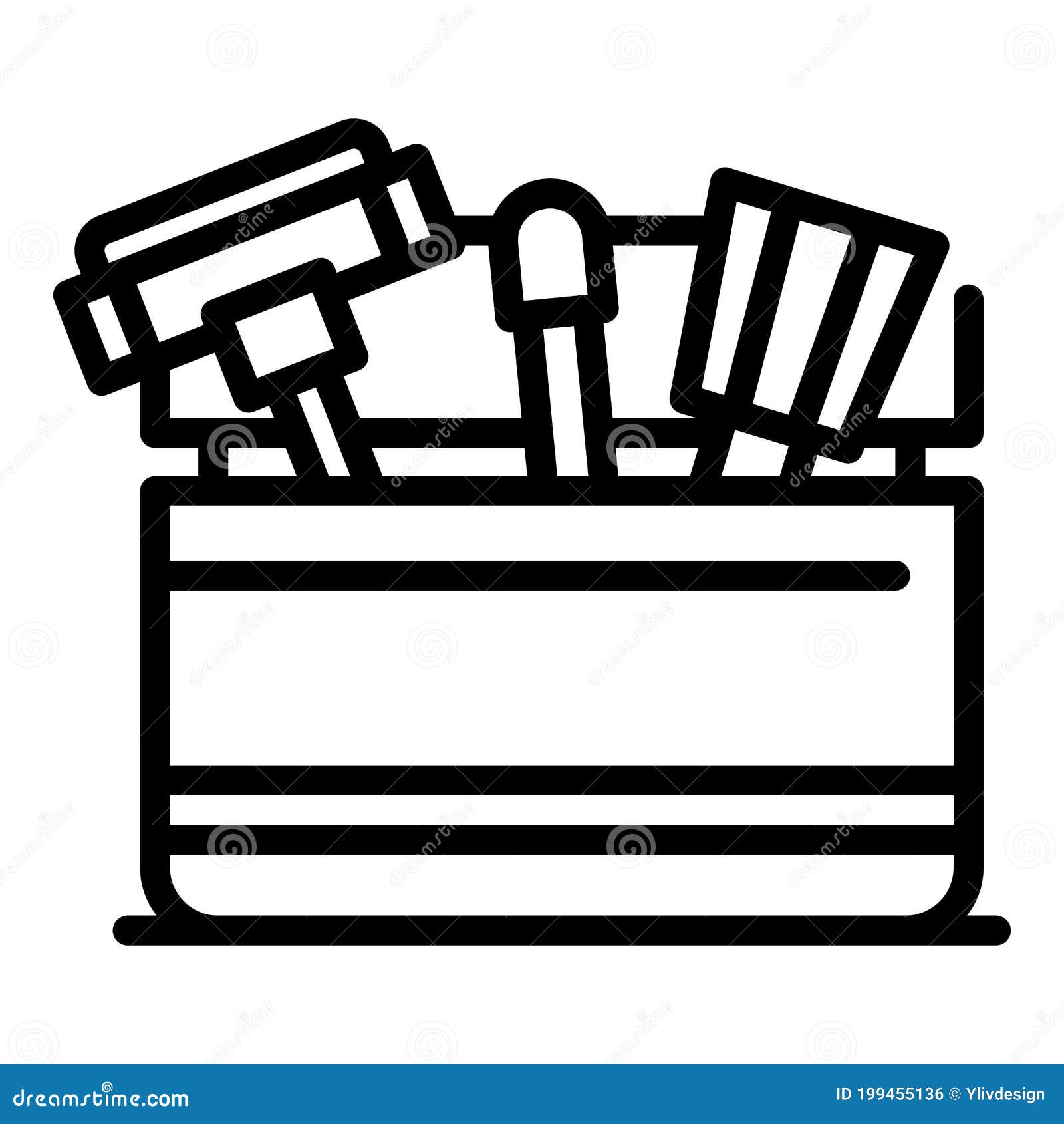 Pool Tools Icon, Outline Style Stock Vector - Illustration of house ...