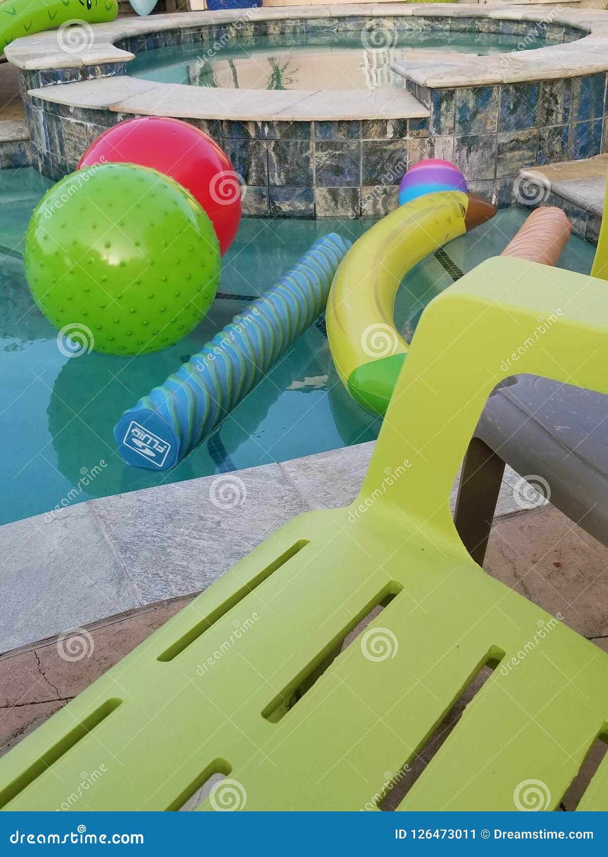 Pool toys editorial photo. Image of floats, balls, pool - 126473011