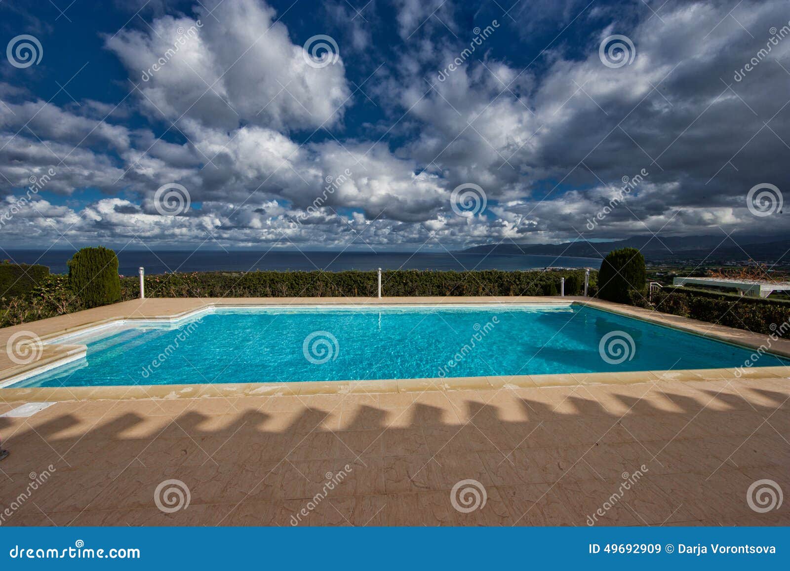 Pool with a view stock image. Image of pool, elegance - 49692909