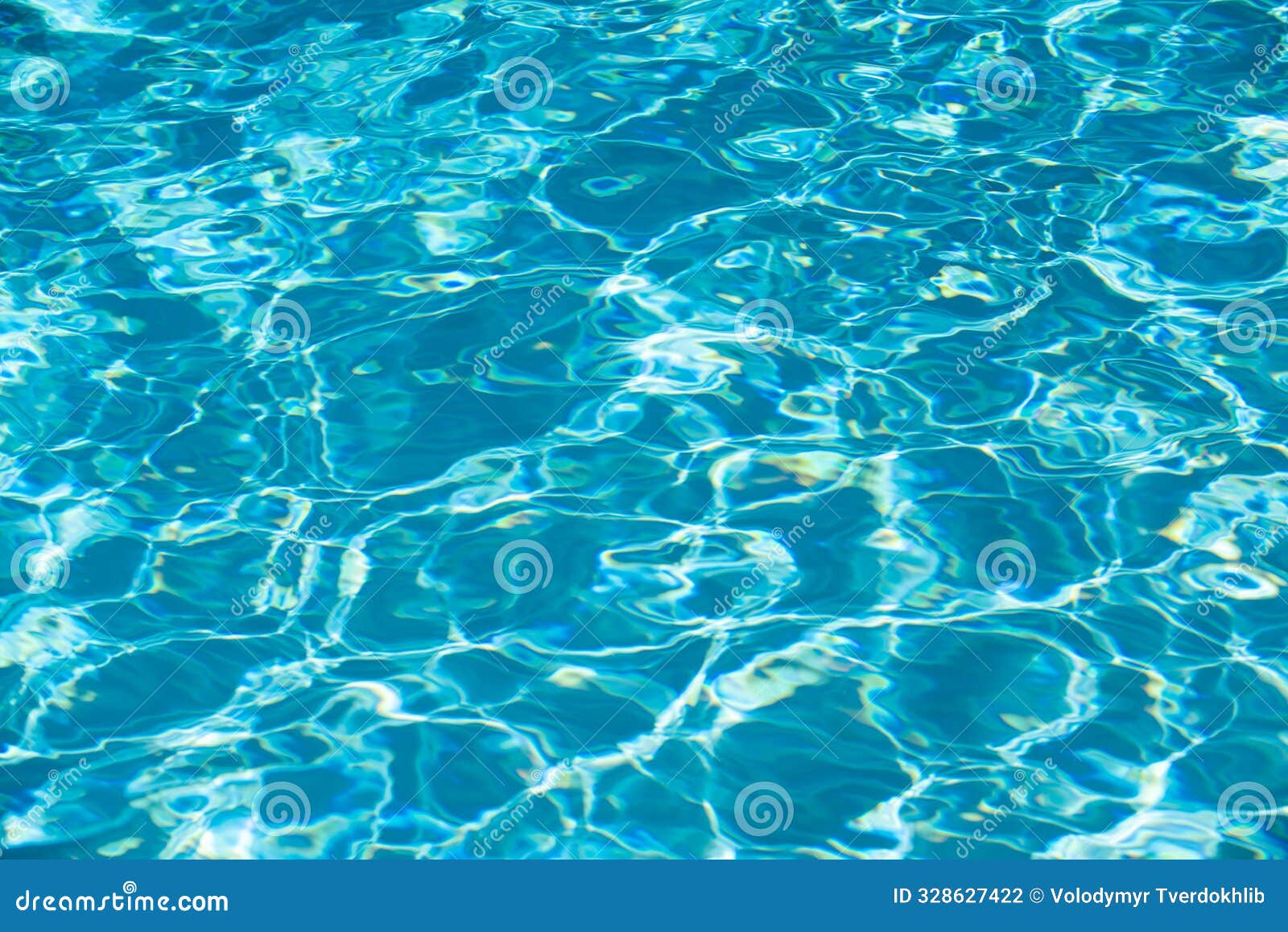 Pool Water Background, Blue Wave Abstract or Rippled Water Texture ...