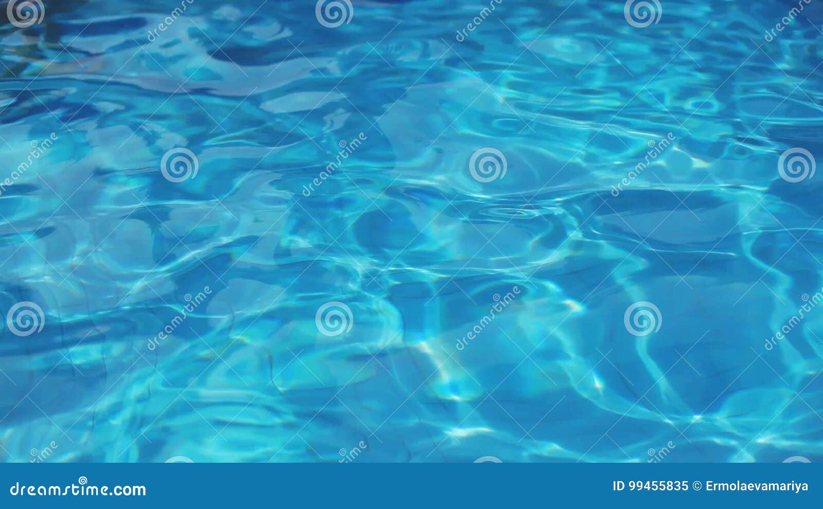 Swimming Pool Water Abstract Background with Seamless Loop. 1920x1080 ...