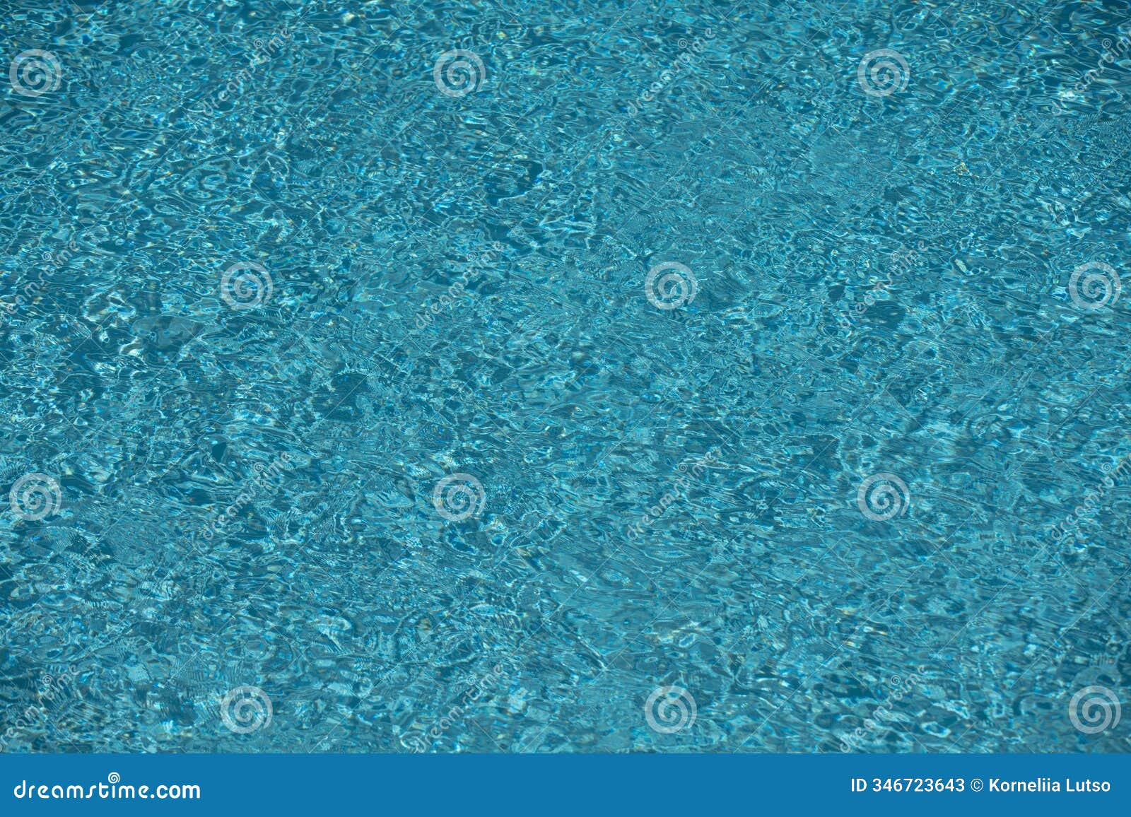 Pool Water Surface with Copy Space. Water Surface in Swimming Pool ...