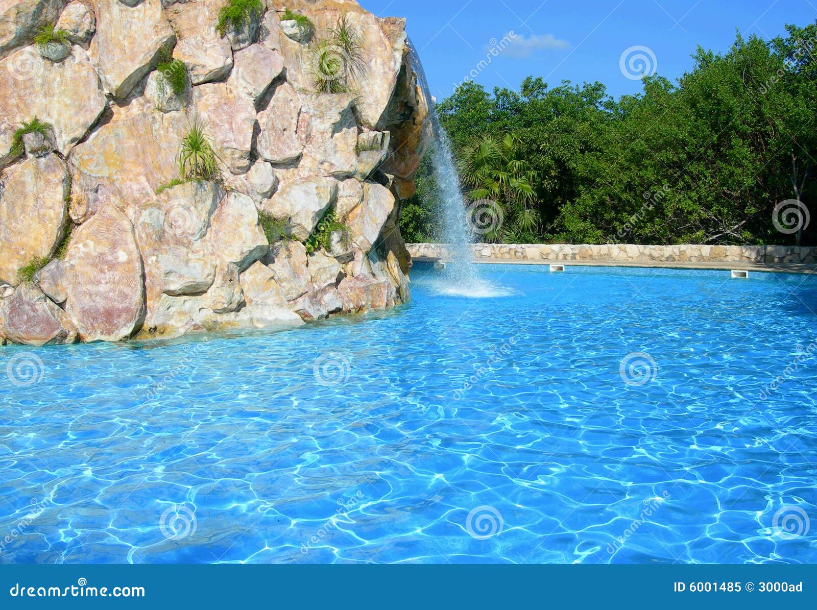Pool Waterfall Picture. Image: 6001485