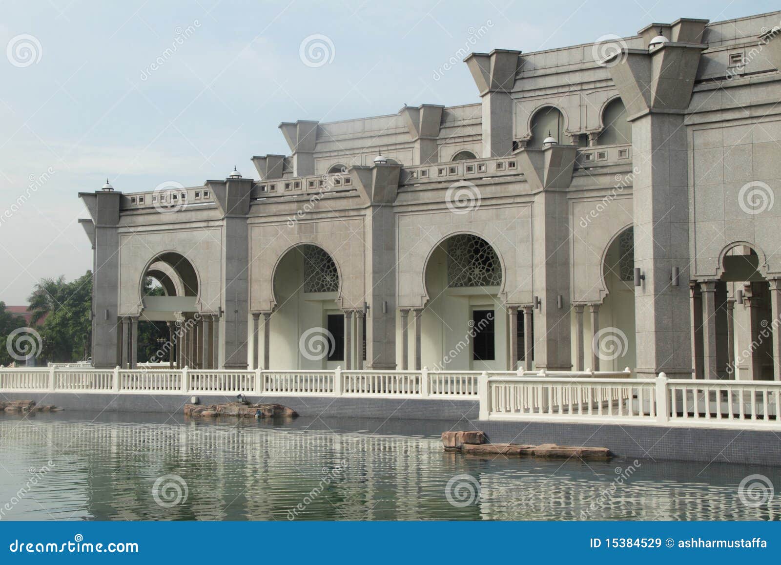 Pool at Wilayah Mosque stock image. Image of islamic - 15384529