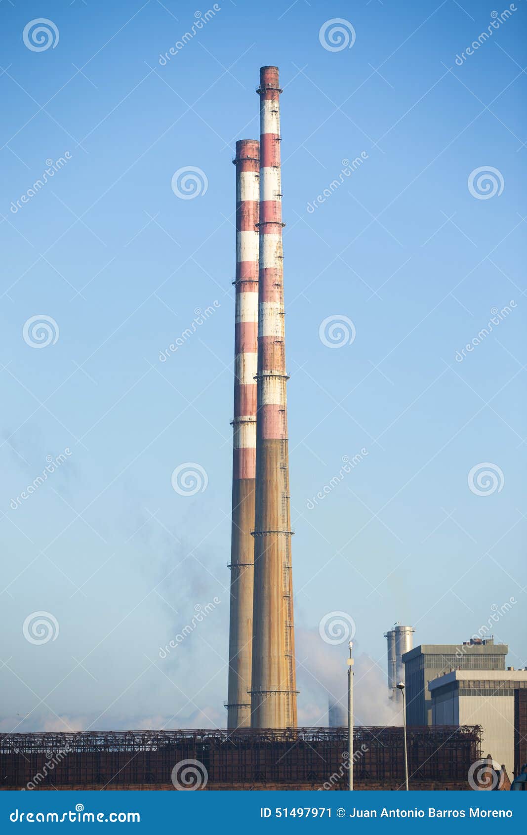 Poolbeg Generating Station in Dublin Stock Image - Image of atmosphere ...