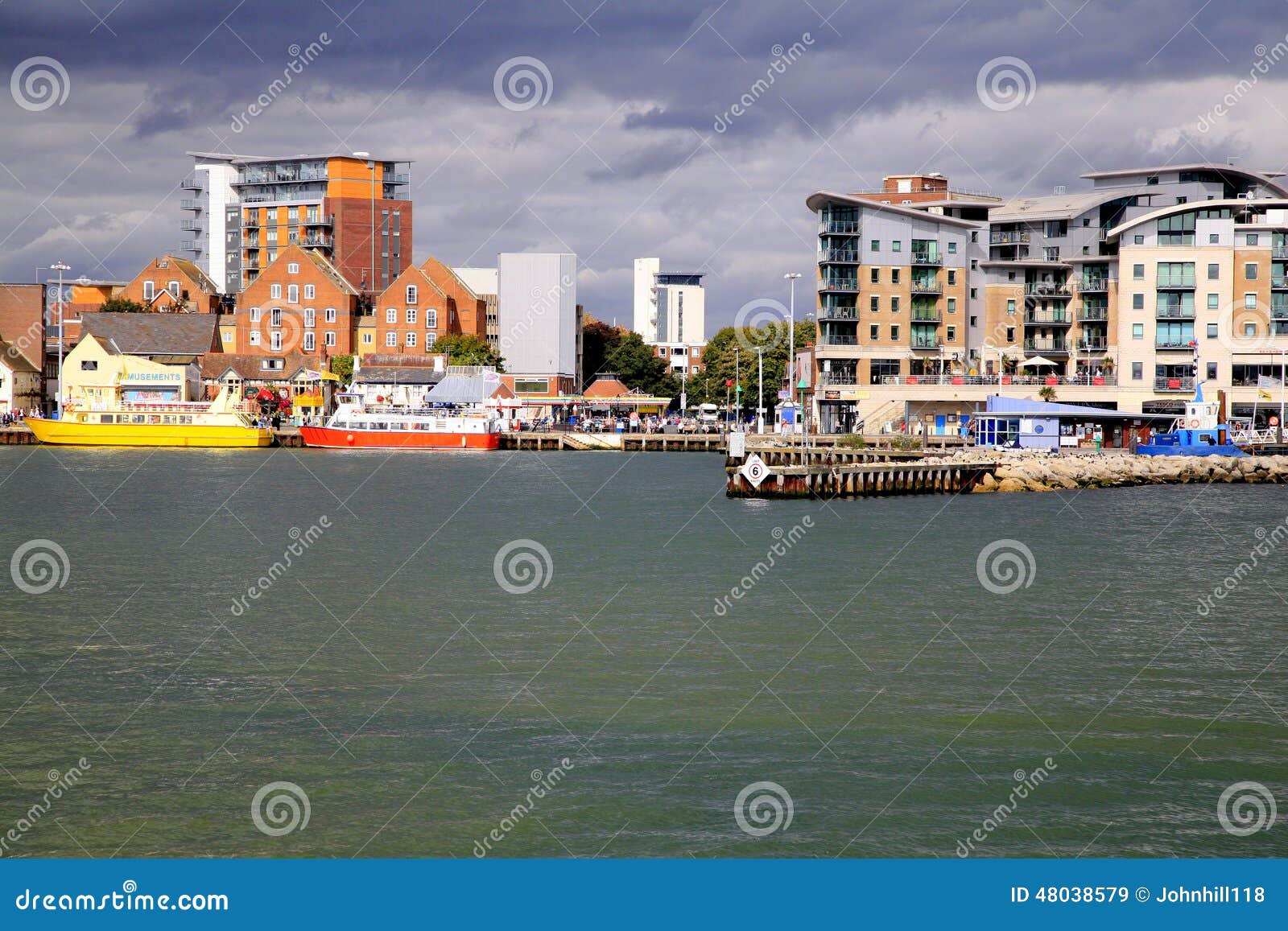Poole, Dorset. editorial stock image. Image of harbor - 48038579
