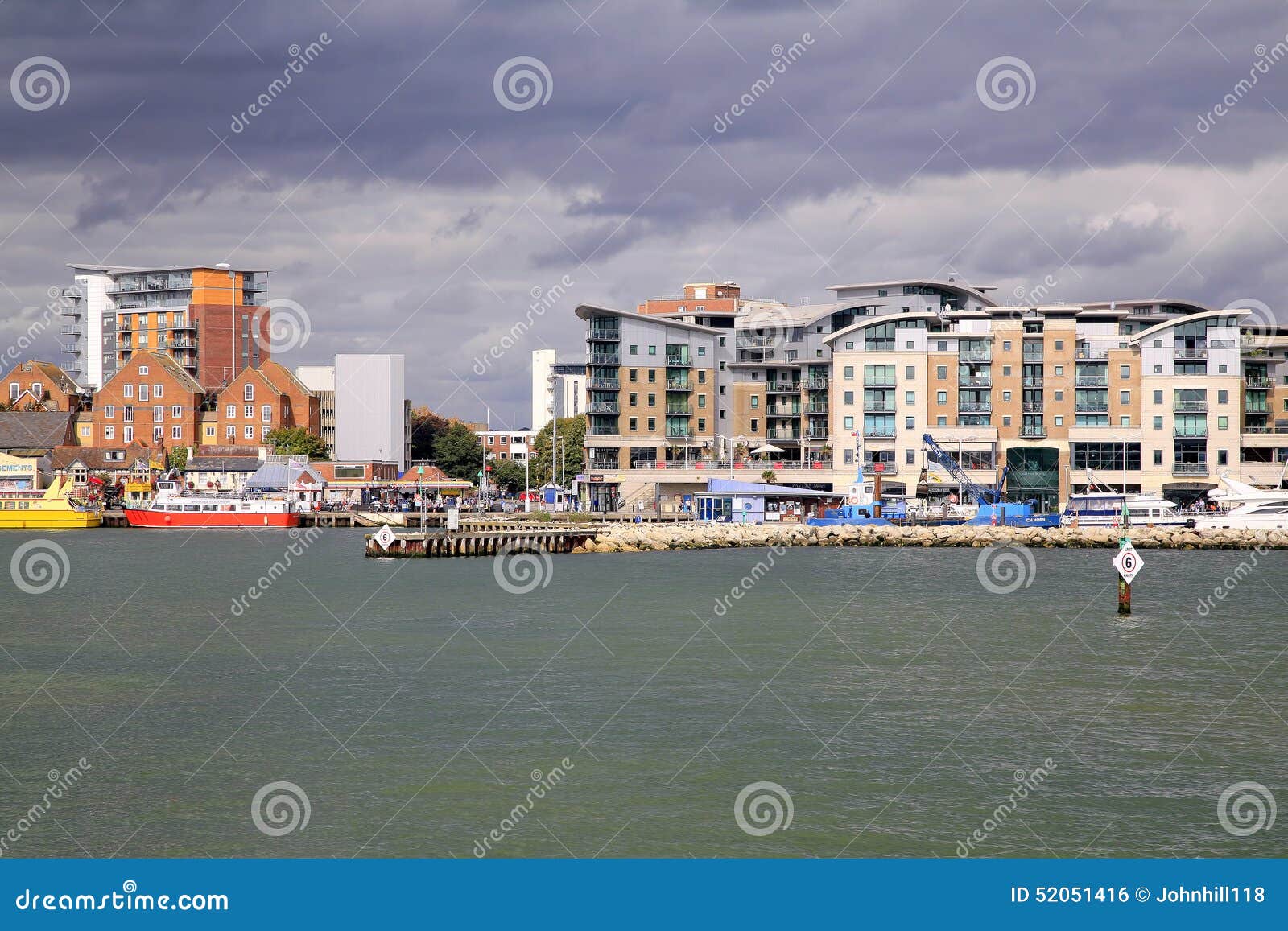 Poole, Dorset, UK. editorial photo. Image of buildings - 52051416