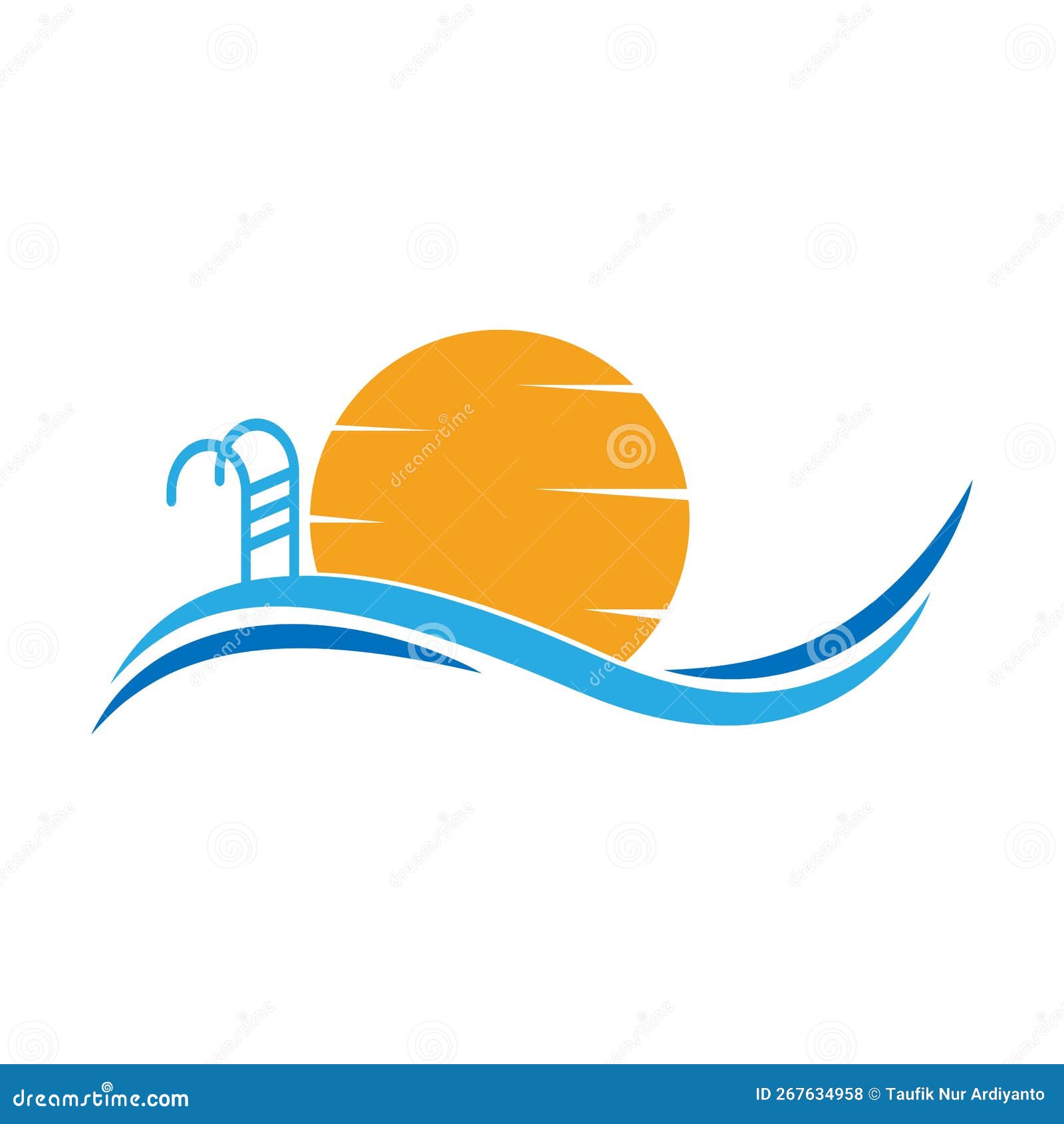 Pools icon logo design stock illustration. Illustration of water ...
