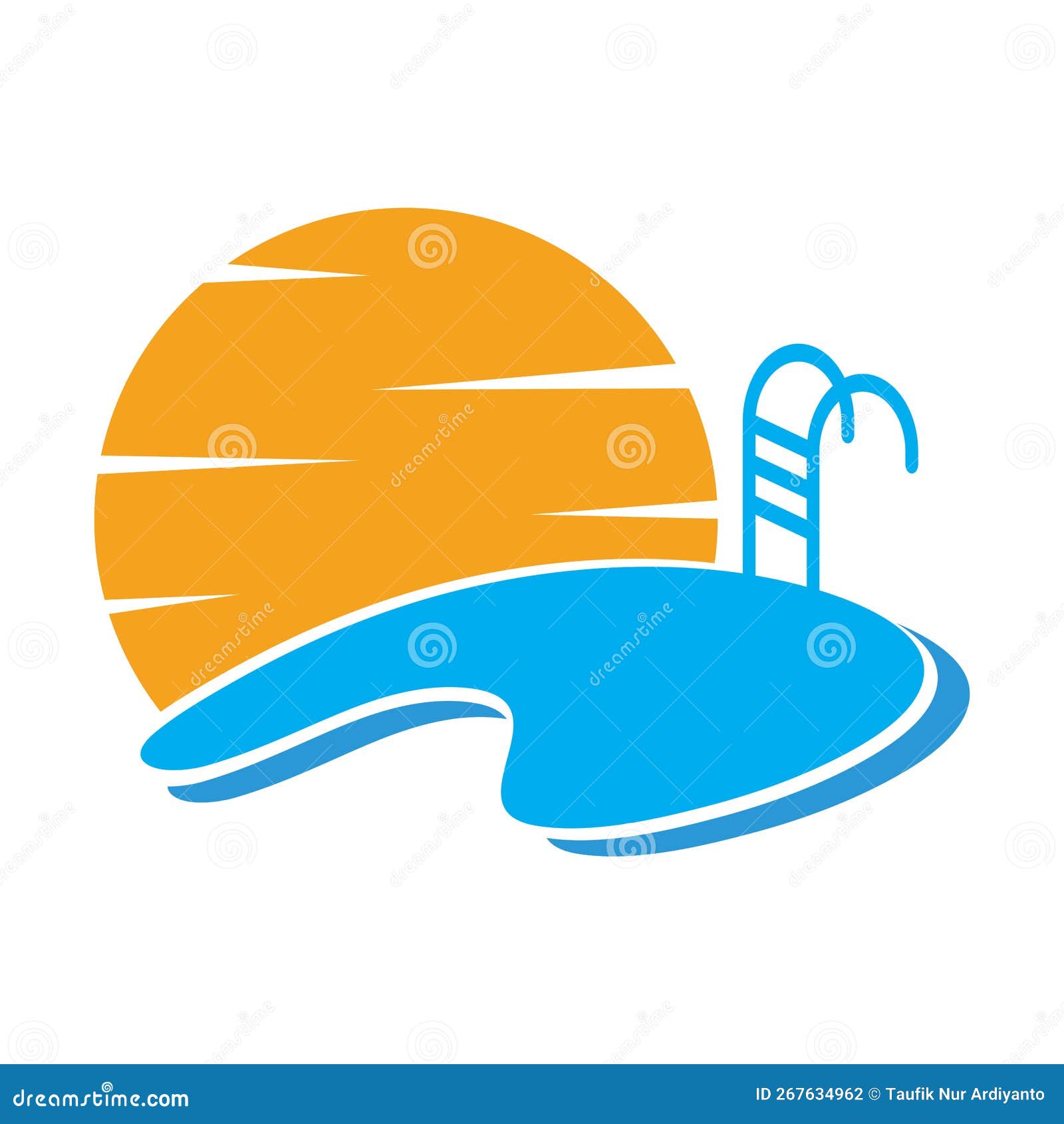 Pools icon logo design stock illustration. Illustration of vacation ...