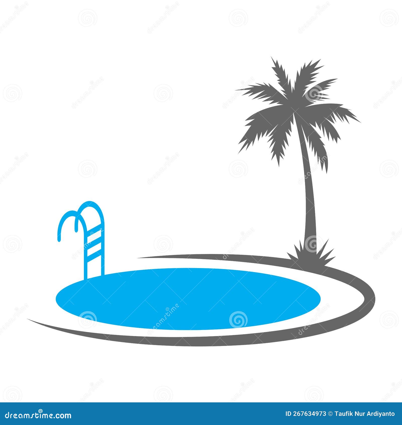 Pools icon logo design stock illustration. Illustration of simple ...