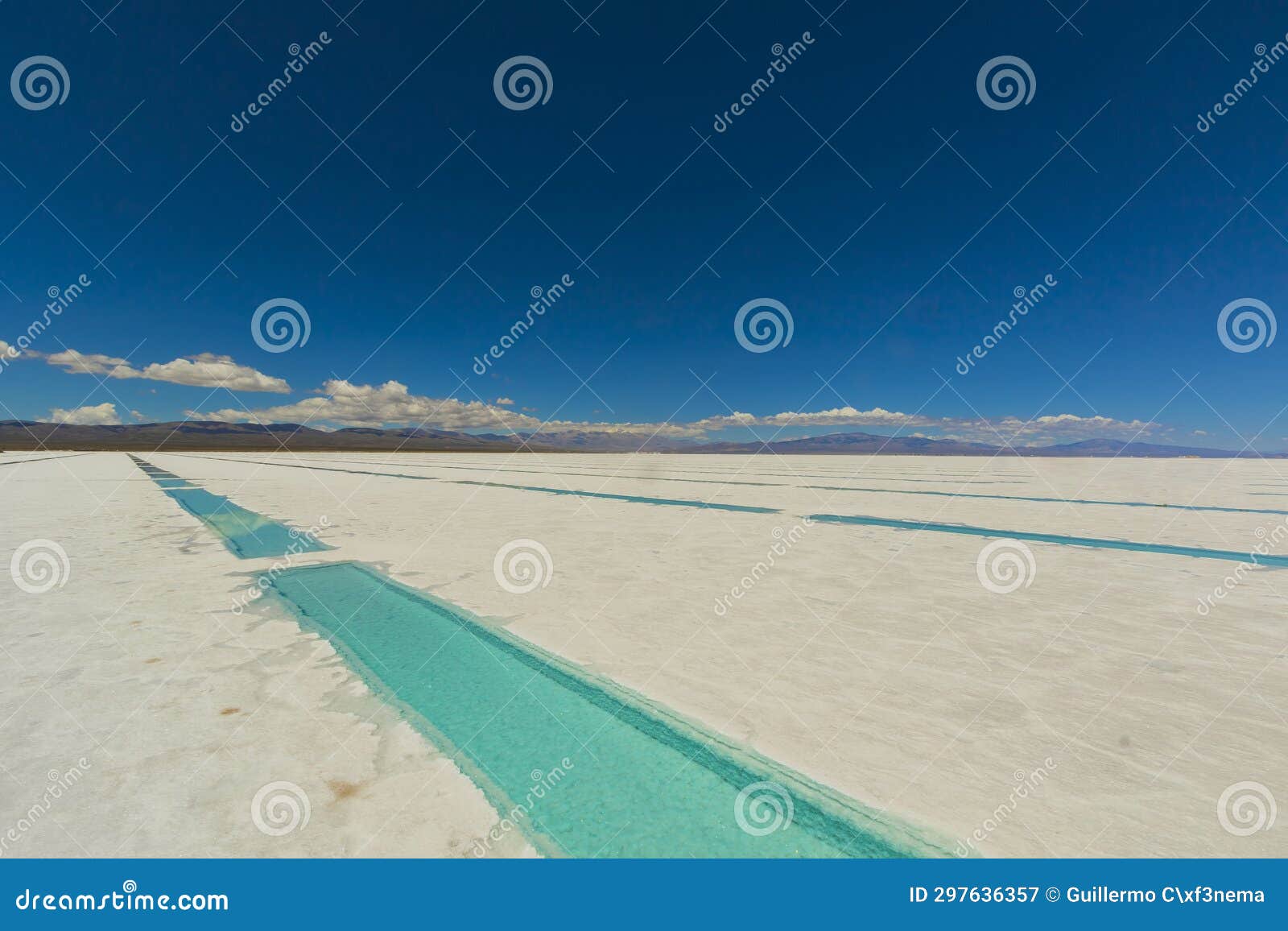 Pools for the Extraction of Lithium in Salinas Grandes, Jujuy ...