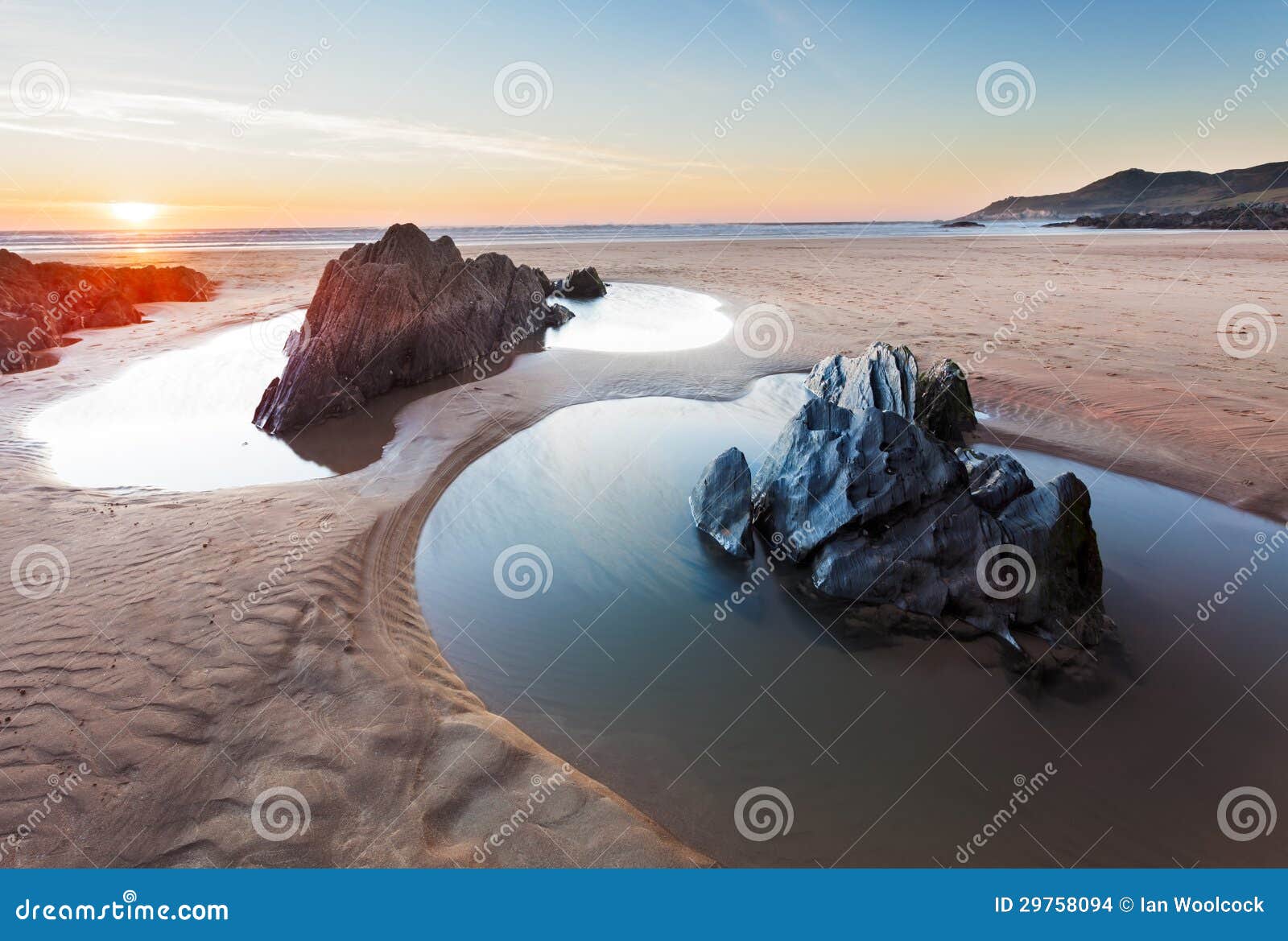 Combesgate Beach Devon stock photo. Image of kingdom - 29758094
