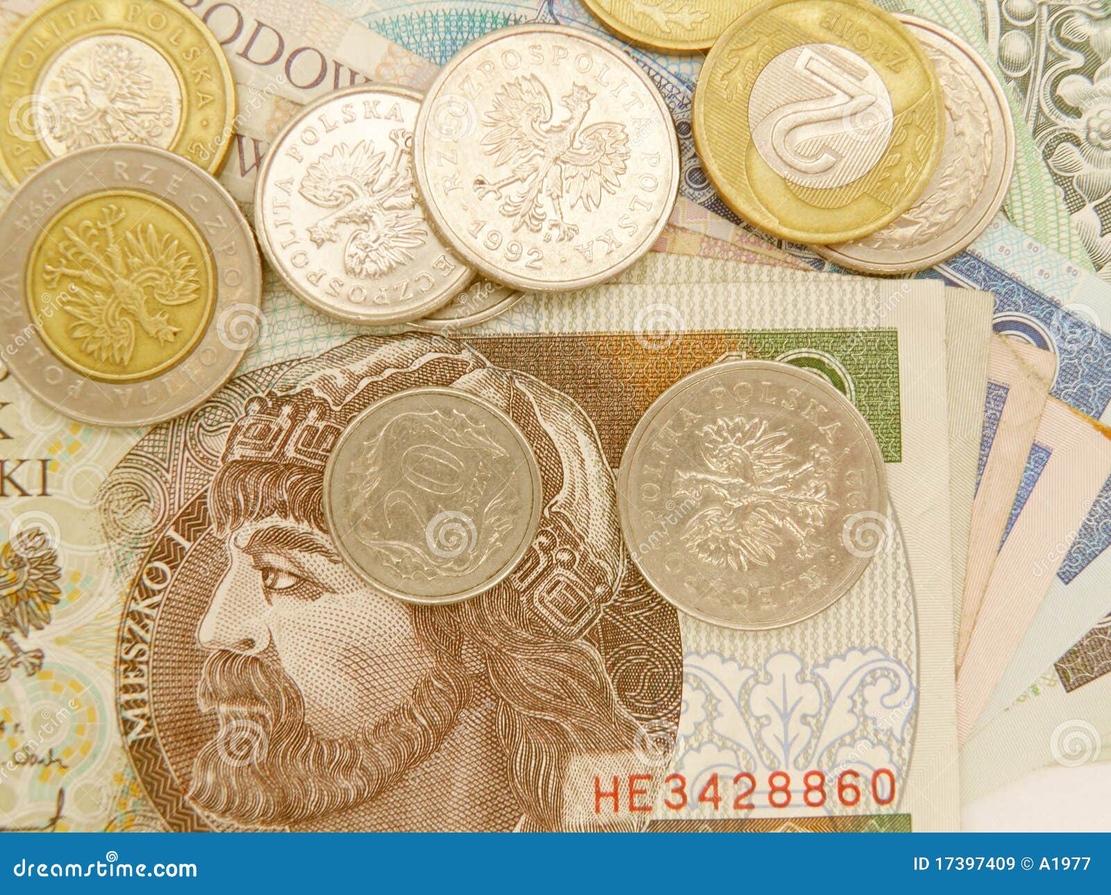 Poolse zloty stock afbeelding. Image of besteed, handel - 17397409