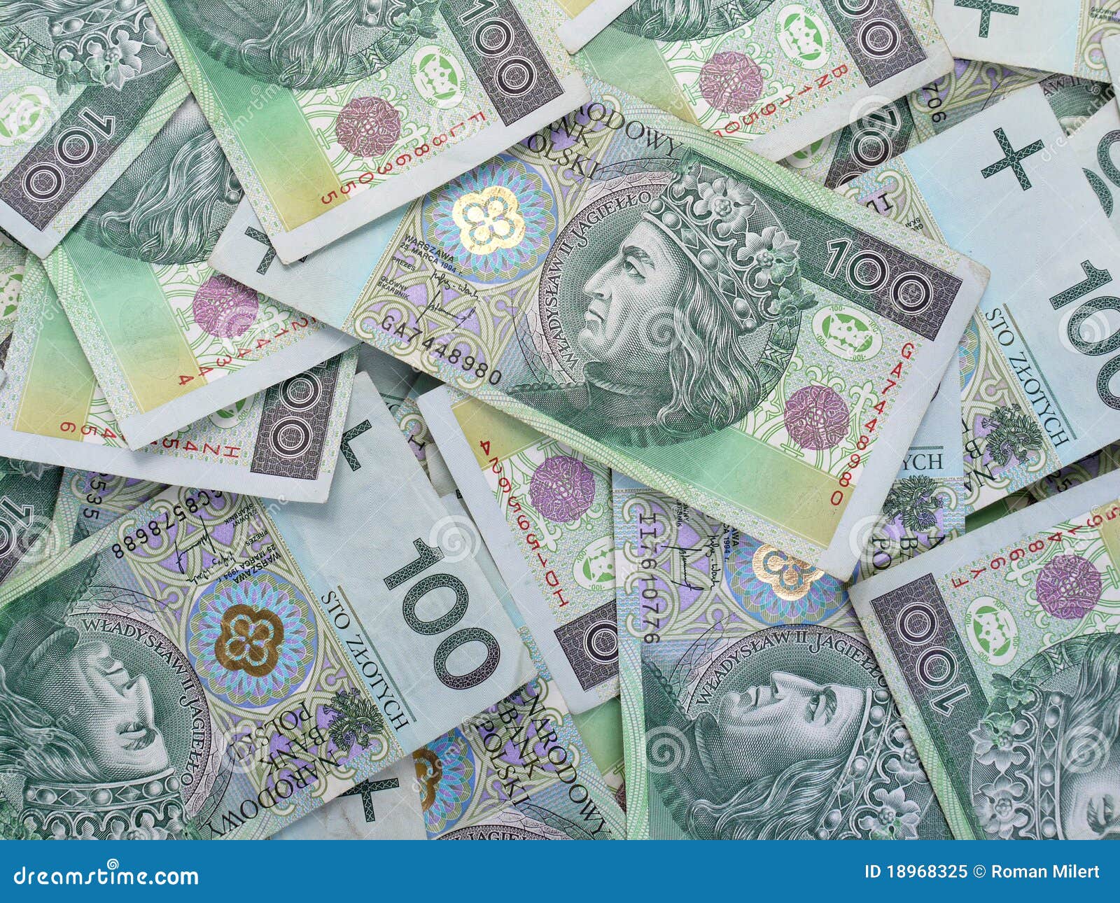 Poolse zloty stock afbeelding. Image of munt, besparing - 18968325