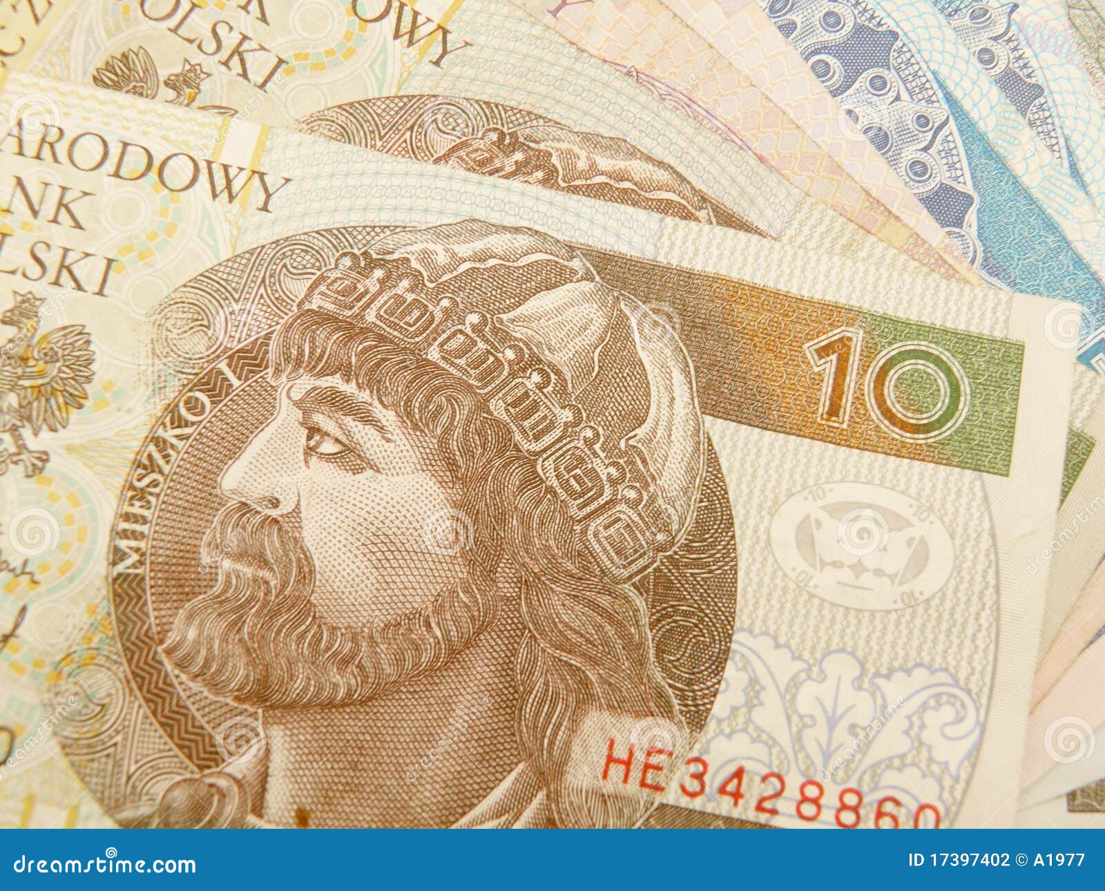 Poolse zloty munt stock foto. Image of nota, besteed - 17397402