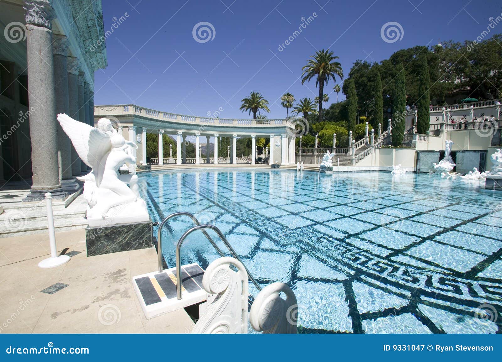 Poolside stock image. Image of balconies, destination - 9331047