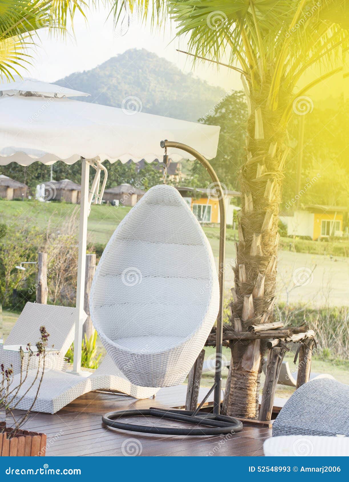 Poolside Bed stock image. Image of outdoor, home, interior - 52548993