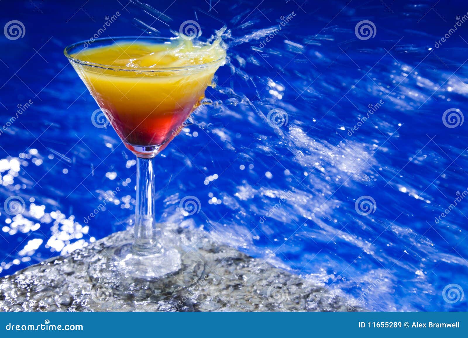 Poolside Cocktail stock image. Image of beach, alcoholic - 11655289