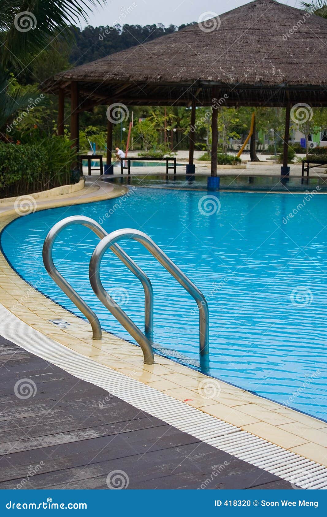 Poolside at Harris Resort, Batam Island, Indonesia Stock Photo - Image ...
