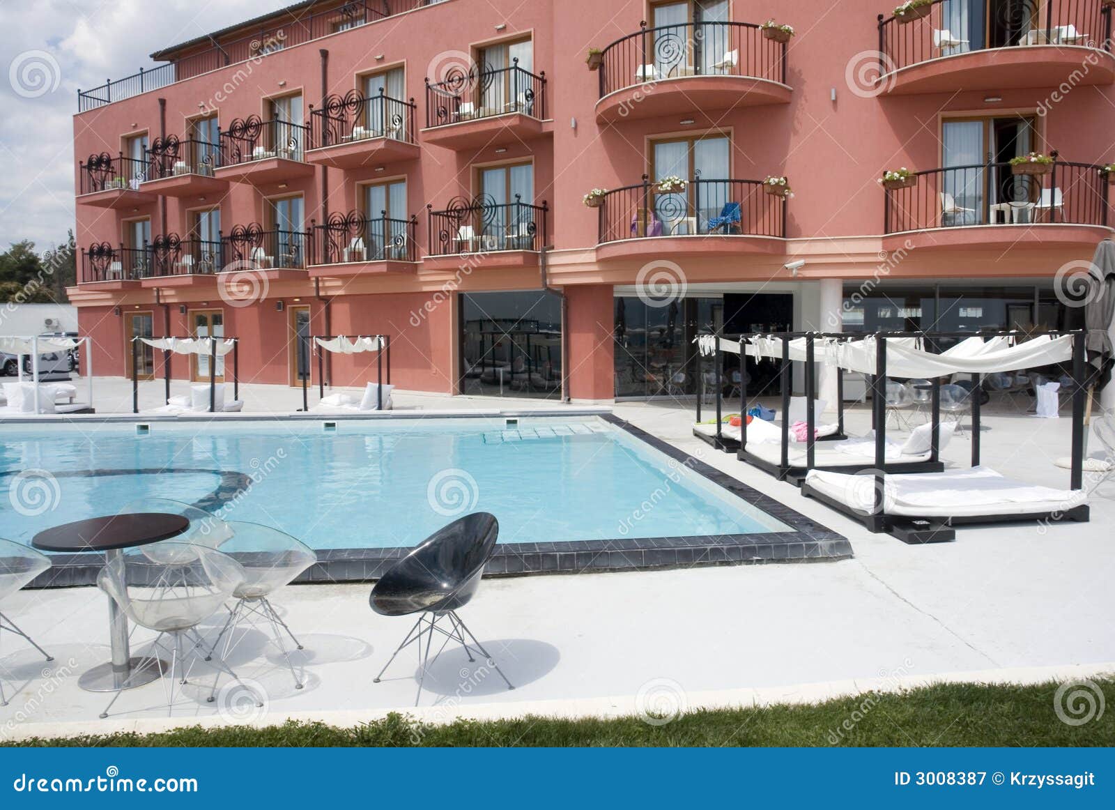 Poolside Hotel stock image. Image of concept, chairs, pool - 3008387