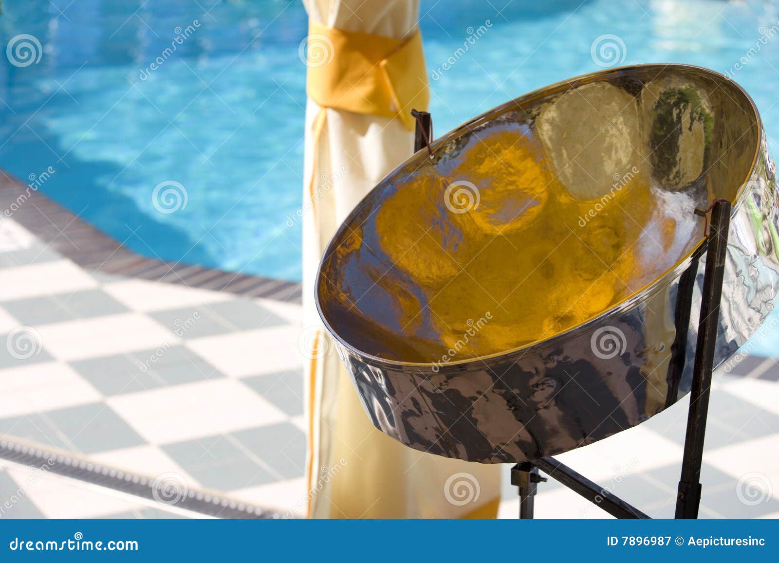 Poolside music stock image. Image of bowl, detail, music - 7896987
