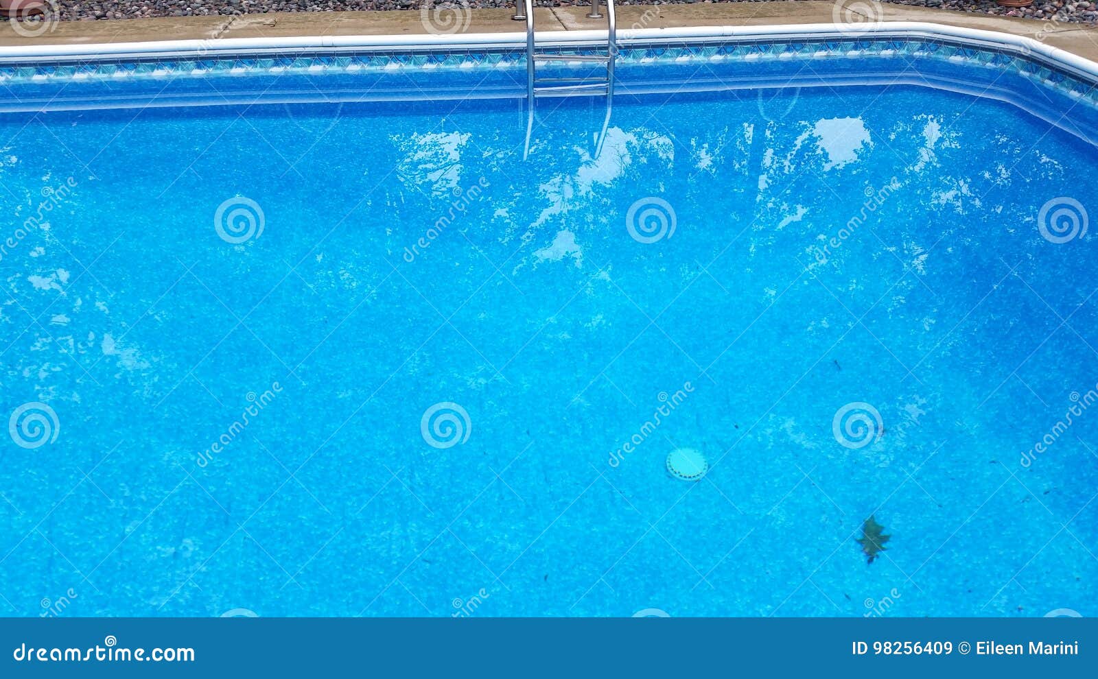 Poolside stock image. Image of tranquil, alone, pool - 98256409