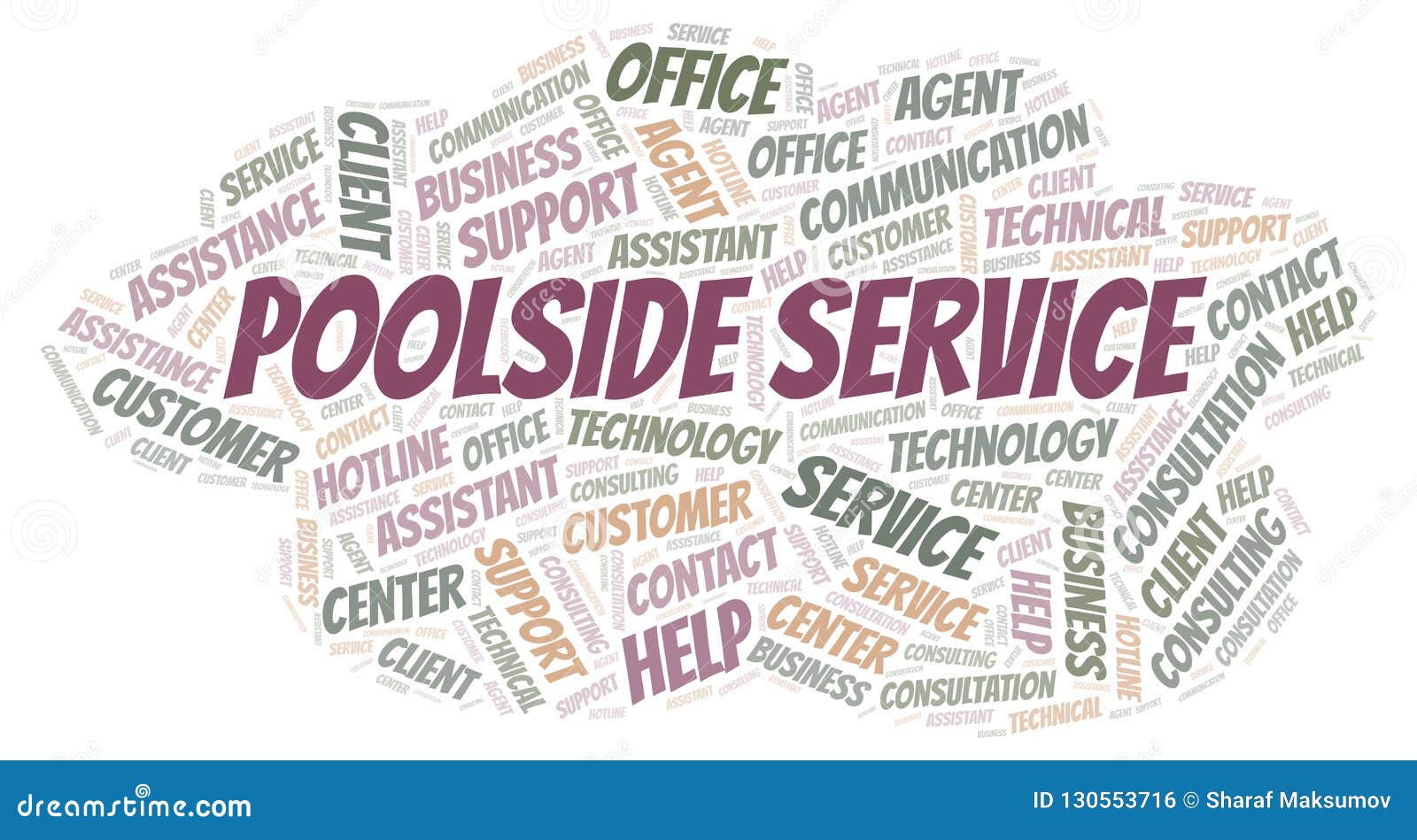 Poolside Service Word Cloud. Stock Illustration - Illustration of ...