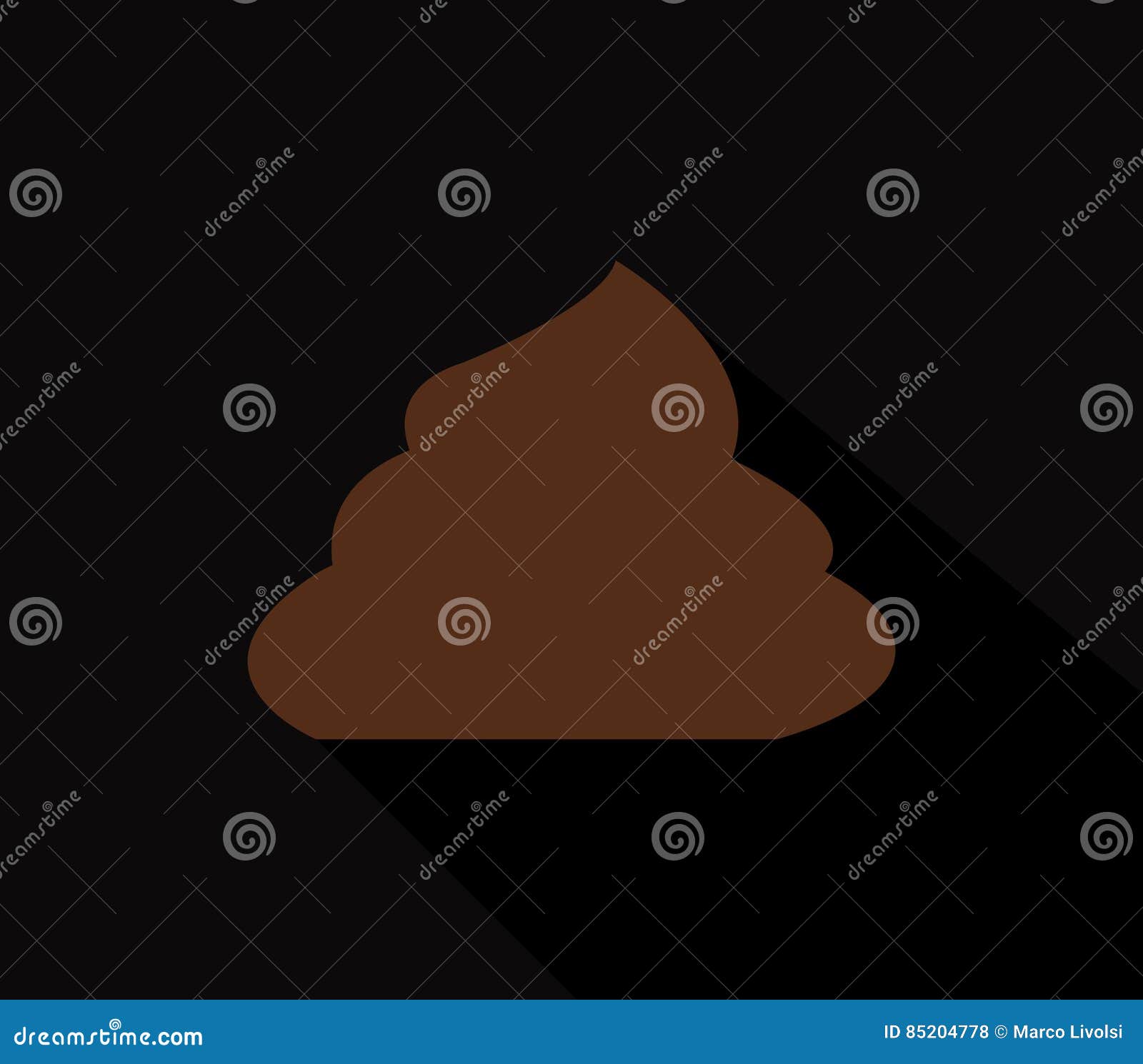 Poop icon illustrated stock illustration. Illustration of heap - 85204778