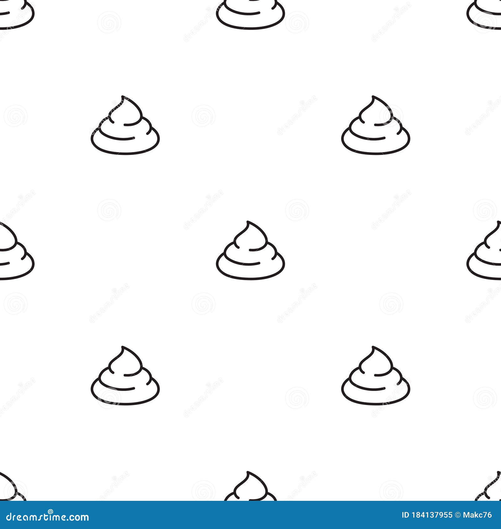 Poo, Poop Faeces Set. Human Or Animal Stool Set. Vector Cartoon ...