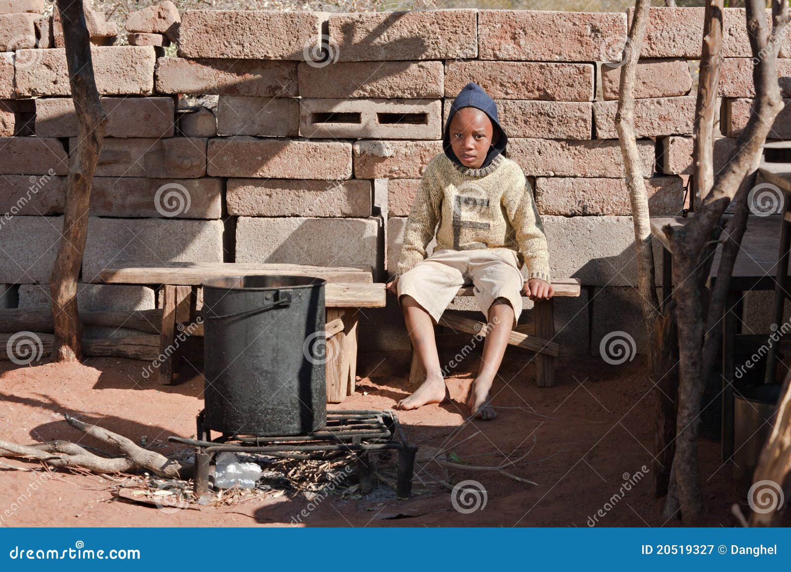 Poor African Classroom With Empty Desks Stock Image | CartoonDealer.com ...